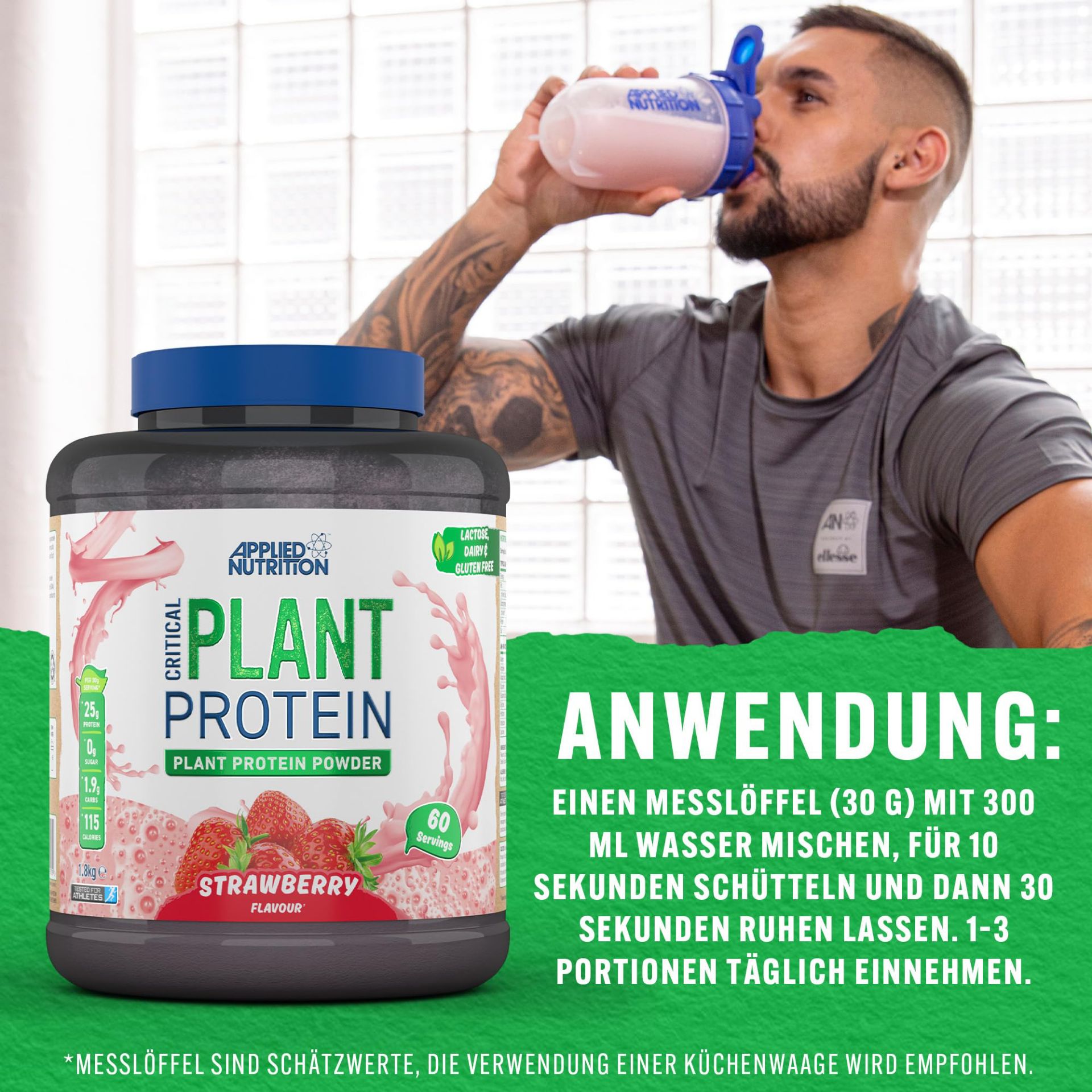 خرید و قیمت پروتئین وی گیاهی اپلاید Critical Plant Protein